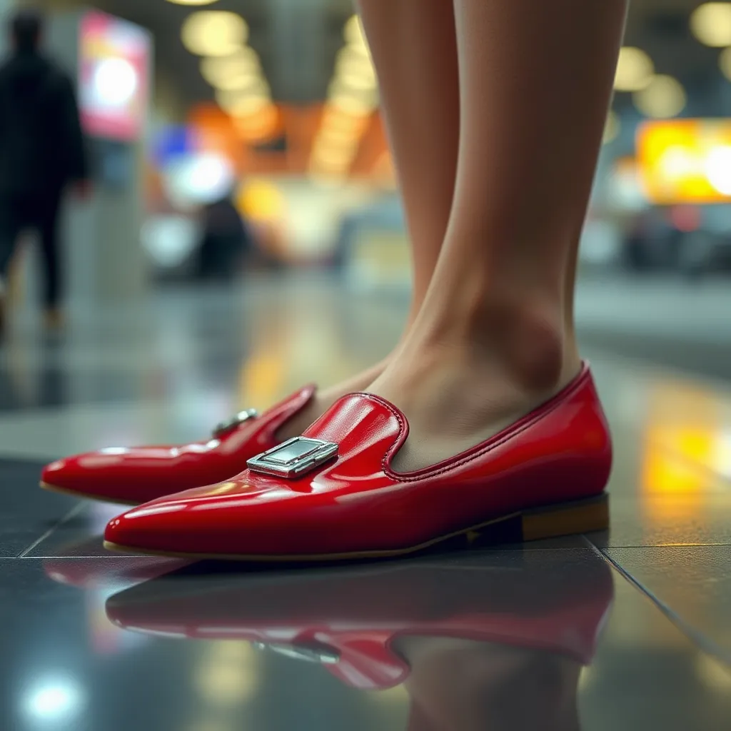Exploring the Allure of Red Leather Pointed Toe Flats