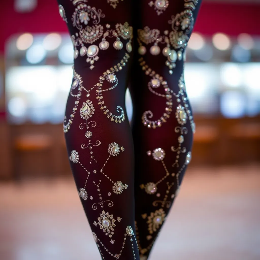 Bedazzled Tights: A Unique Fashion Statement