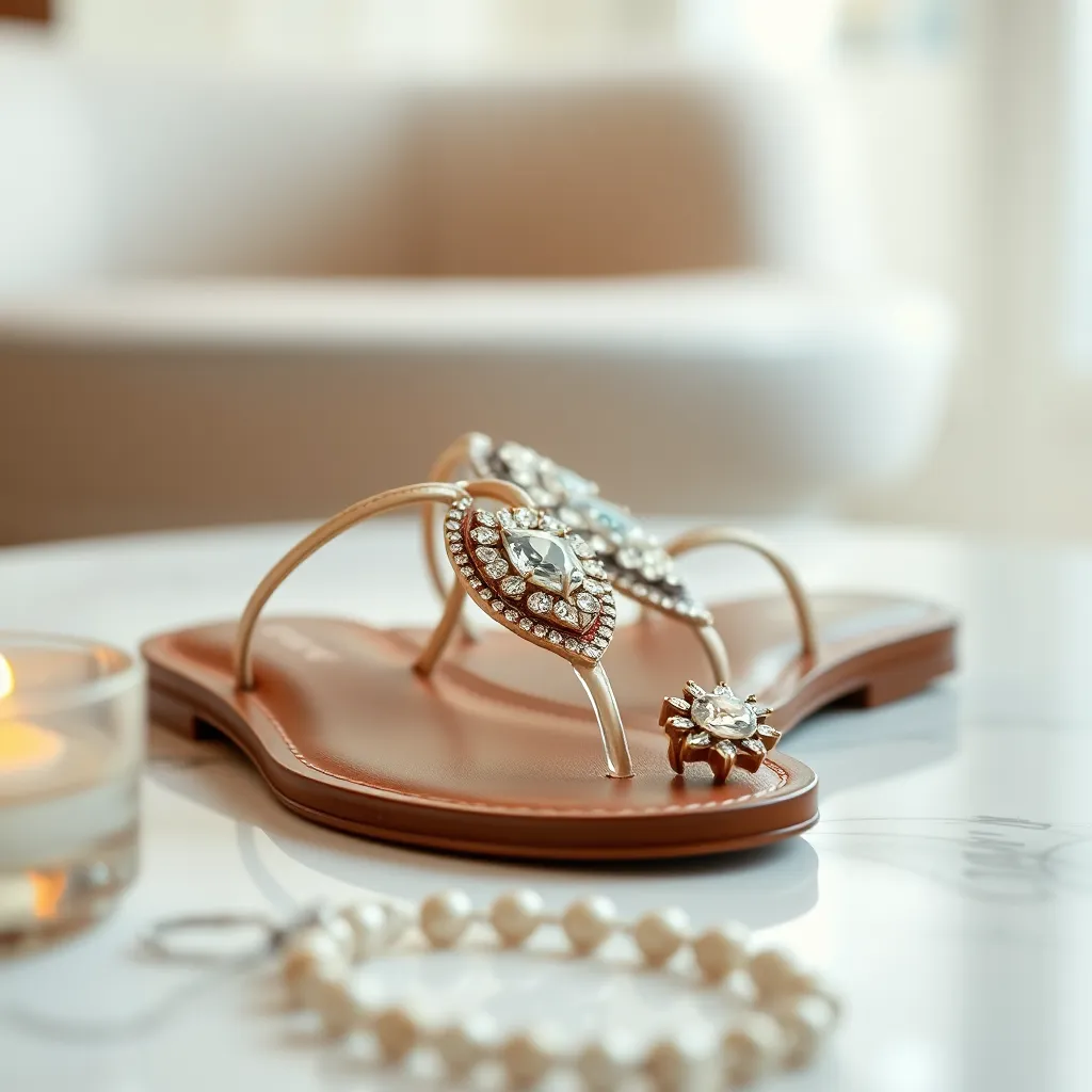 Discovering the Charm of Rhinestone Toe Ring Sandals