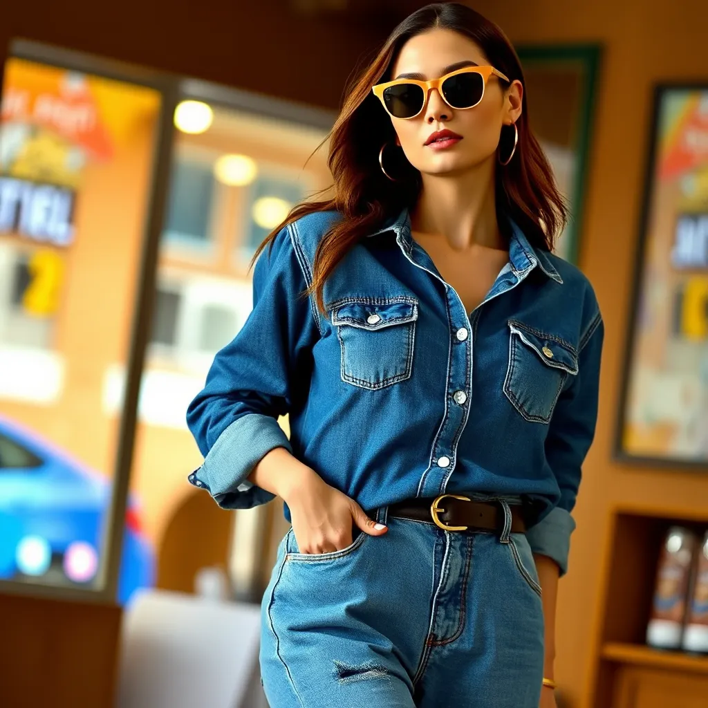 The Versatile Two-Piece Denim Outfit: A Style Guide
