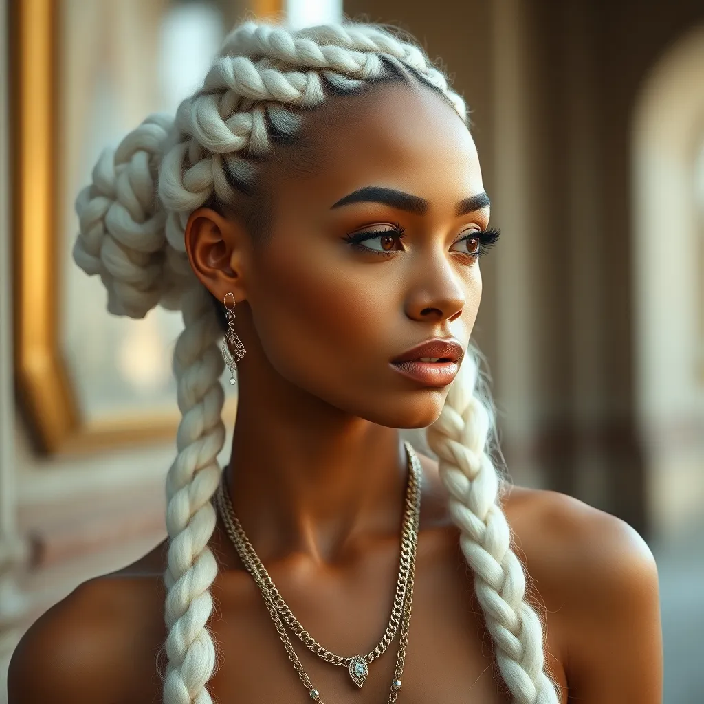 Guide to White Hair Extensions for Braiding