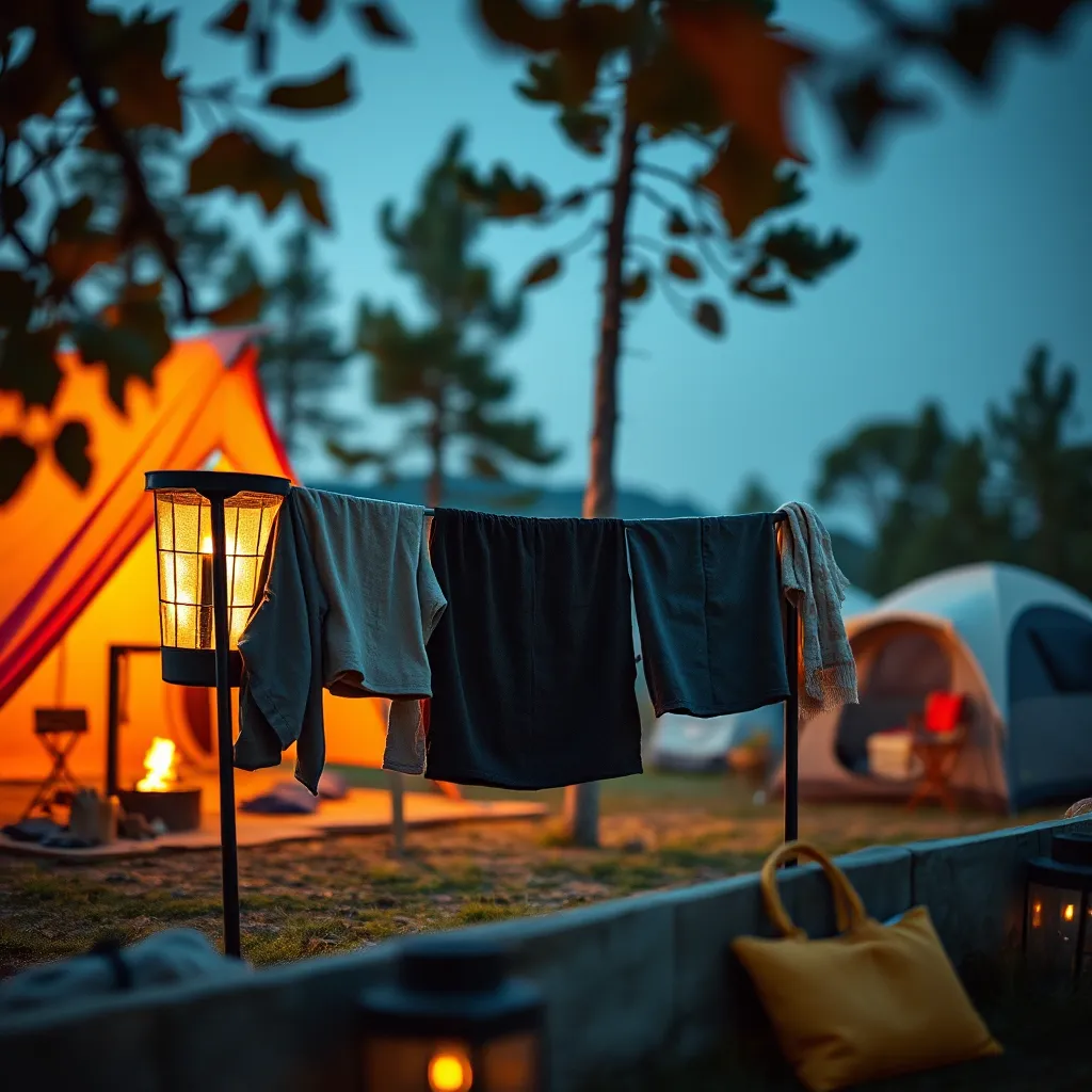 Portable Clotheslines: Must-Have Gear for Campers
