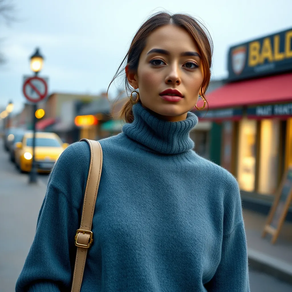 The Timeless Appeal of Turtleneck Ribbed Sweaters