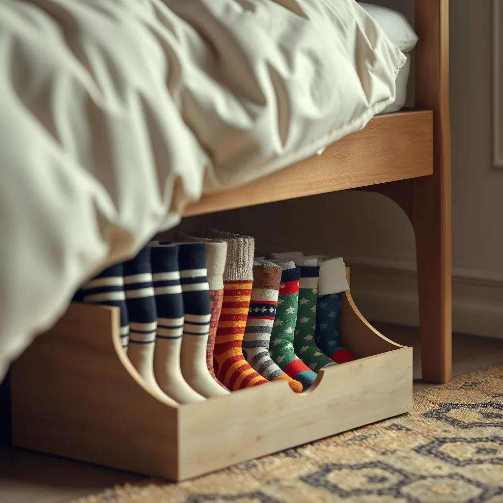 Under Bed Sock Storage: Stylish Space Solutions
